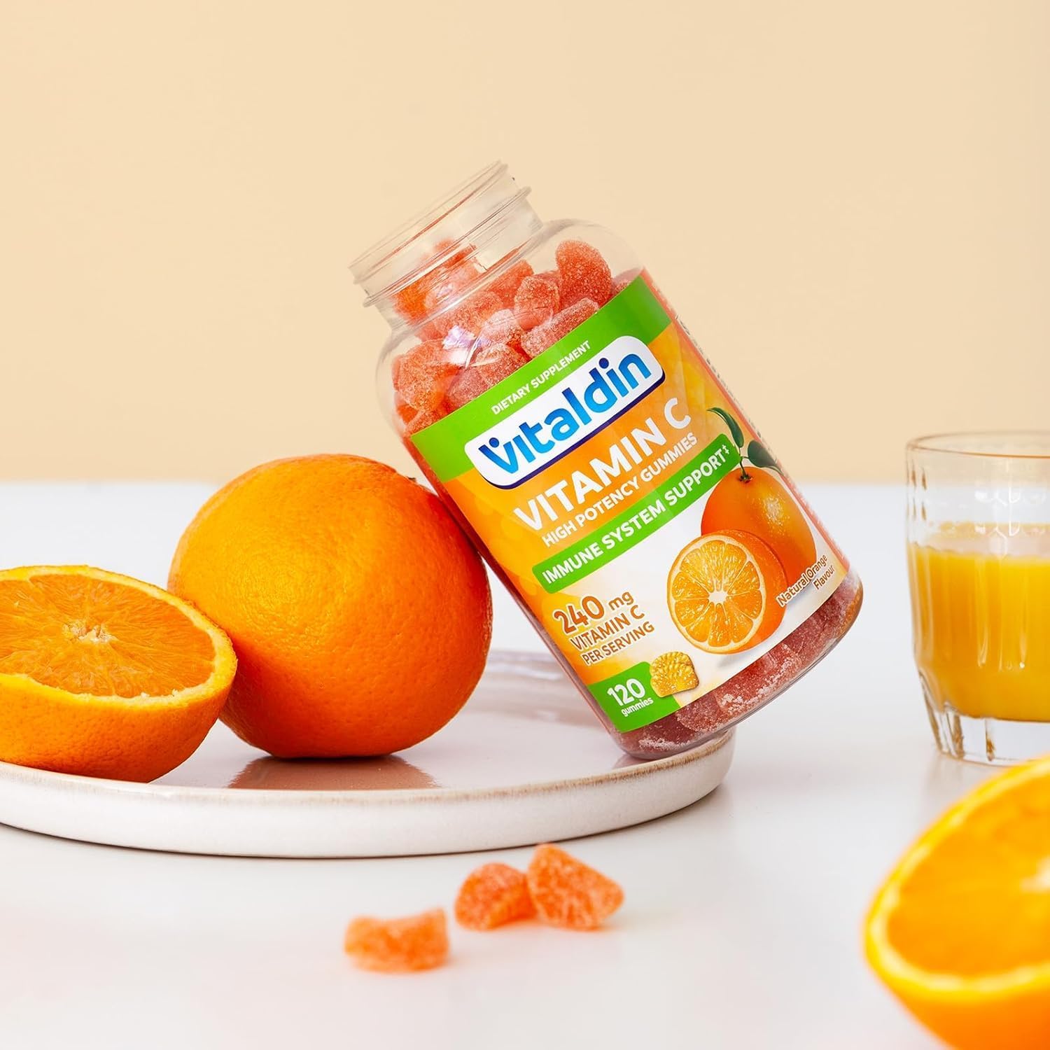 VITALDIN Vitamin C Gummies – 240 mg per dose – 80 Gums (for 40 days ...