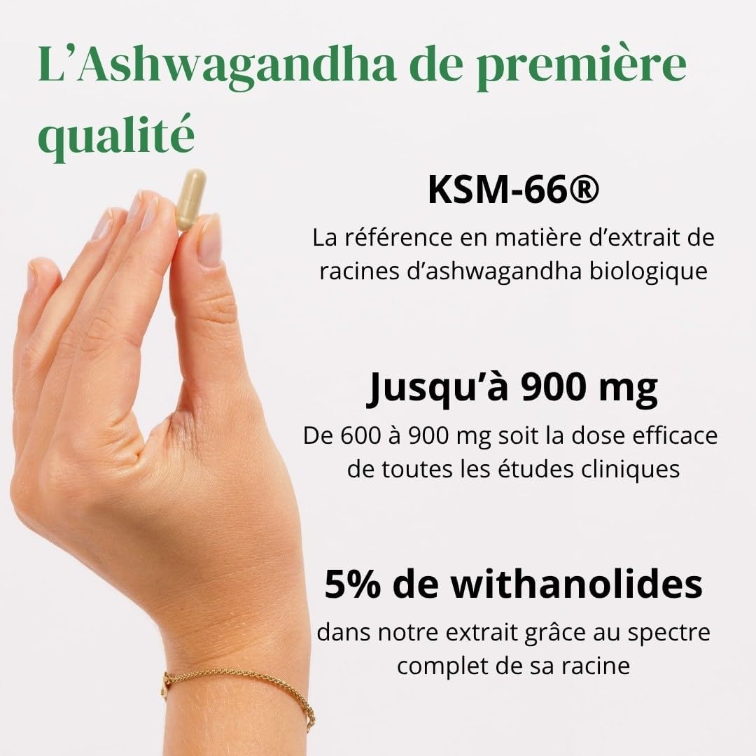Ashwagandha Patented KSM-66™ + Magnesium and Tryptophan – Extra ...